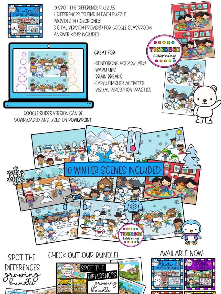 Preview Winter Spot Difference | PDF