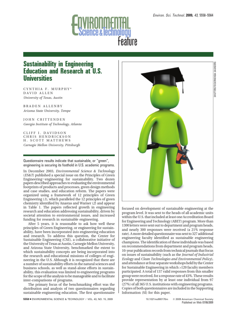 Murphy - Et Al 2009 Sustainability in Engineering Education and ...