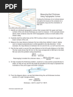 True vs Apparent Thickness in Geology | PDF | Stratigraphy | Geology
