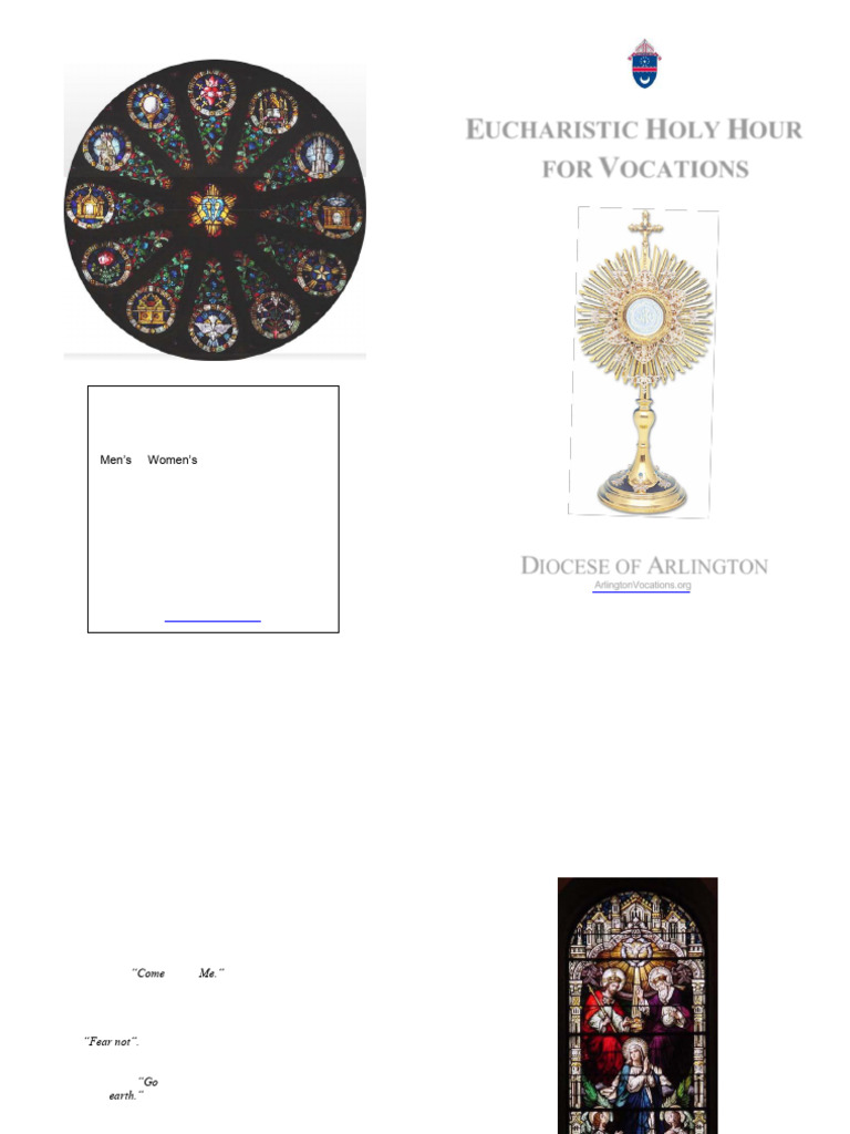 2017 Holy Hour For Vocations booklet-UPDATE | PDF | Mary, Mother Of ...