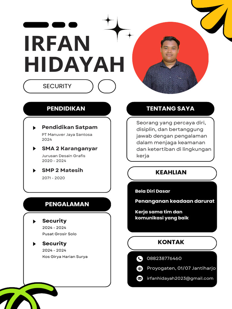CV - Irfan Hidayah | PDF