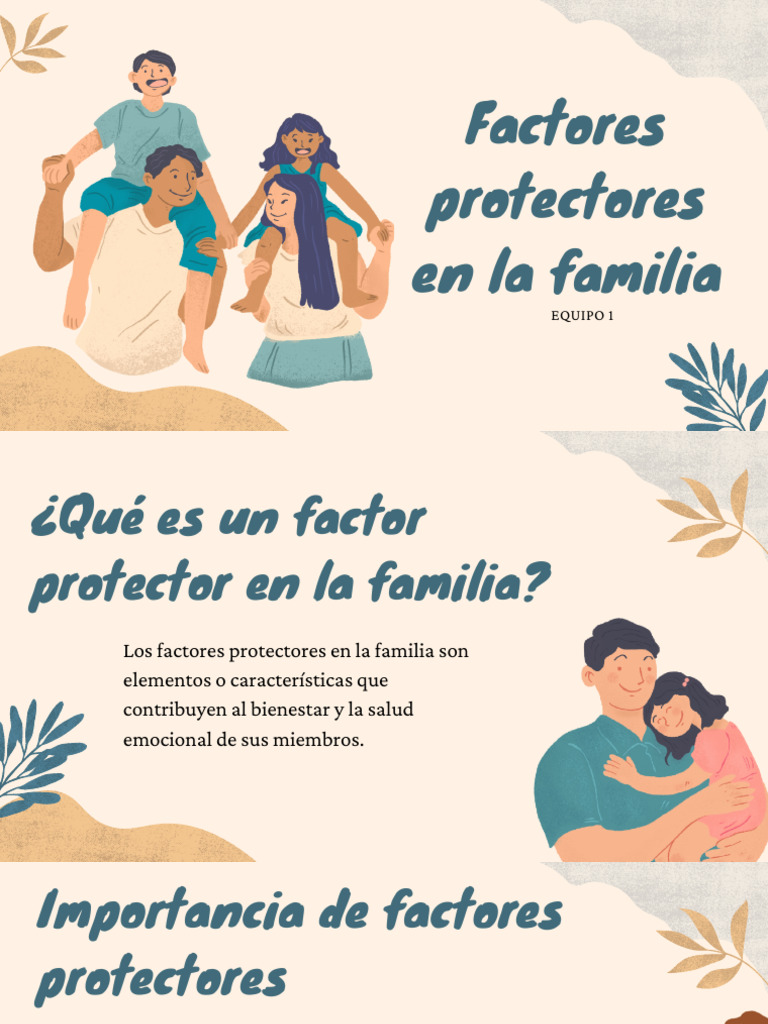 Factores Protectores en La Familia | PDF