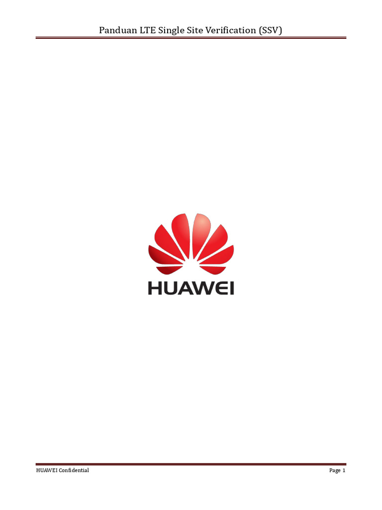 Panduan LTE Single Site Verification | PDF
