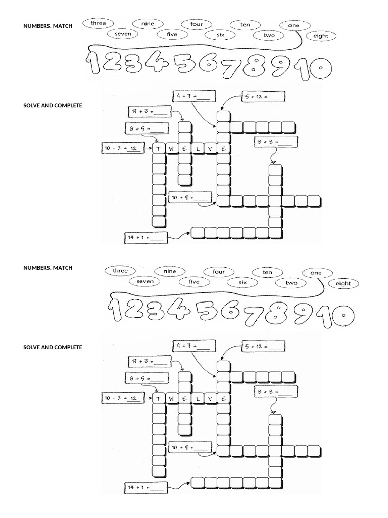 Repaso Colores, Numeros | PDF