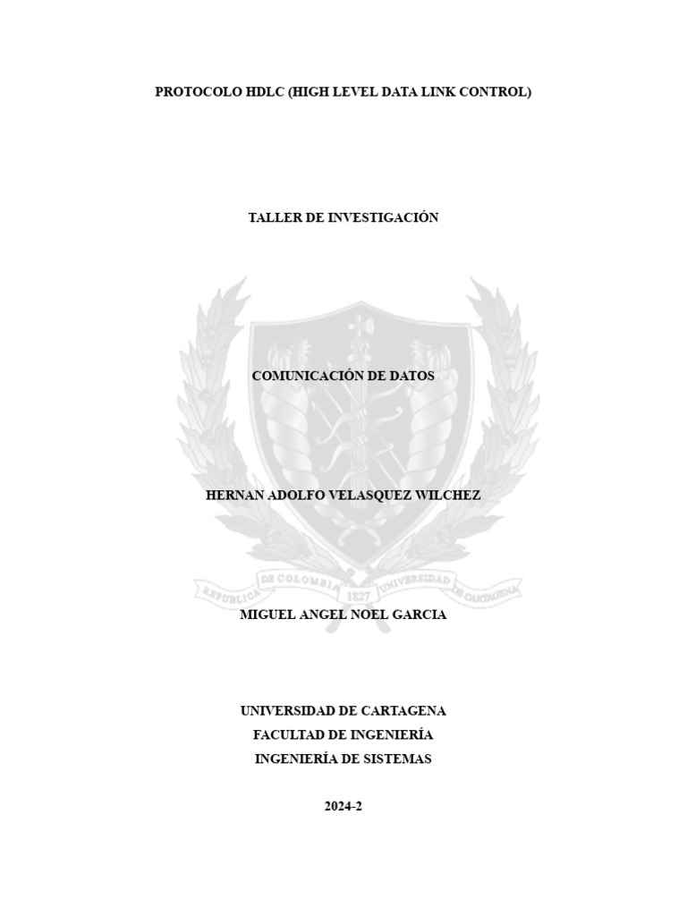 Protocolo HDLC (High Level Data Link Control) | PDF | Estándares de red ...