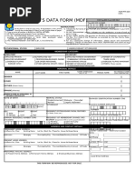 Pag-IBIG Membership Data Form Guide | PDF | Social Institutions ...