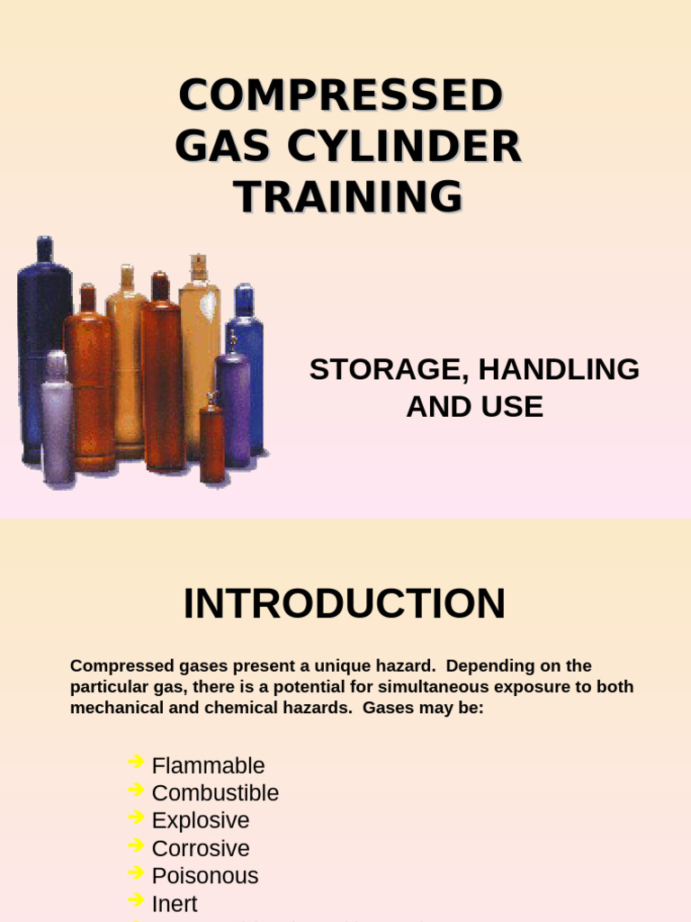 Osha 30h-Compressed Gas Cylinder | PDF | Valve | Gases
