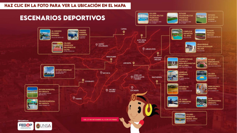 Mapa-Interactivo - Universiada Aqp 2024 | PDF