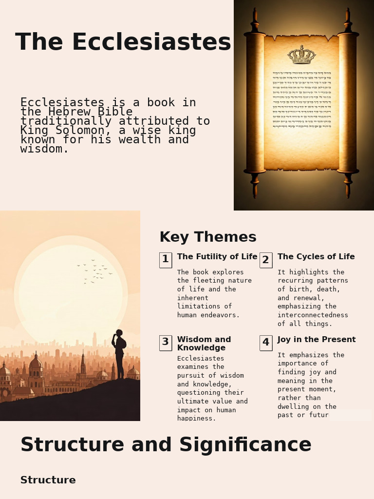 Moral The Ecclesiastes 2 | PDF