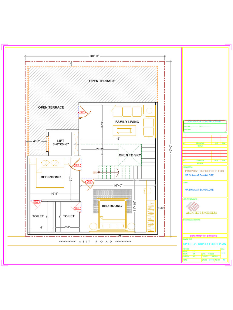 Upper Level Duplex Floor Plan | PDF