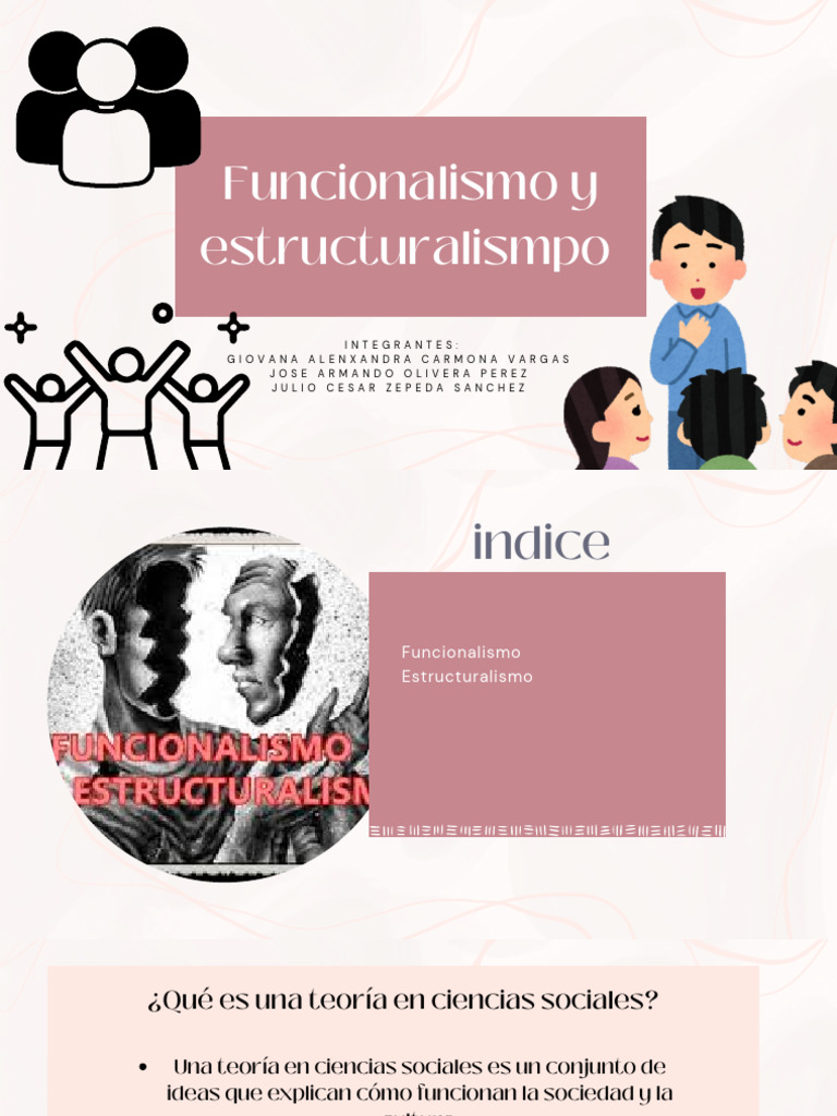 Funcionalismo y Estructuralismo | PDF | Sociedad | Sociología