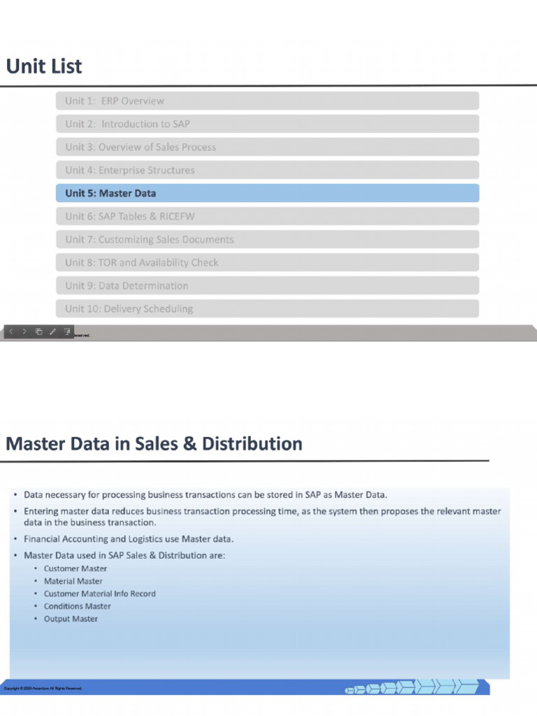 Master Data | PDF