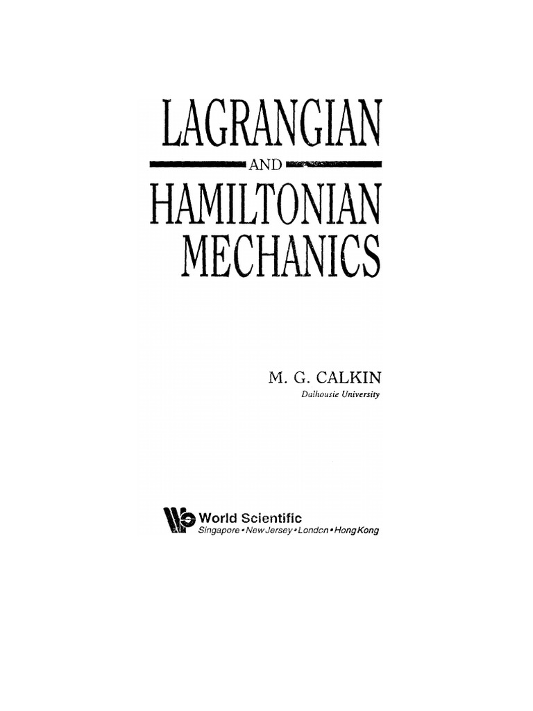 Lagrangian_and_Hamiltonian_Mechanics | PDF