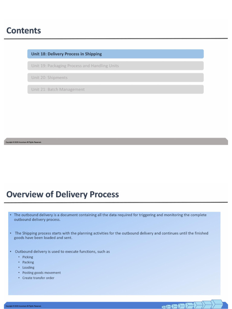 Delivery Process in Shipping | PDF