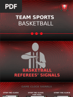 FIBA Officiating Signals | PDF | Hand | Referee