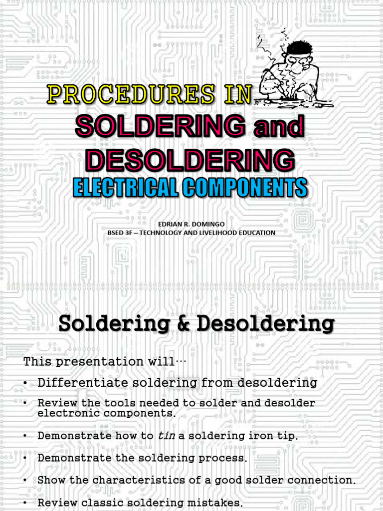 Soldering and Desoldering Guide | PDF | Soldering | Solder