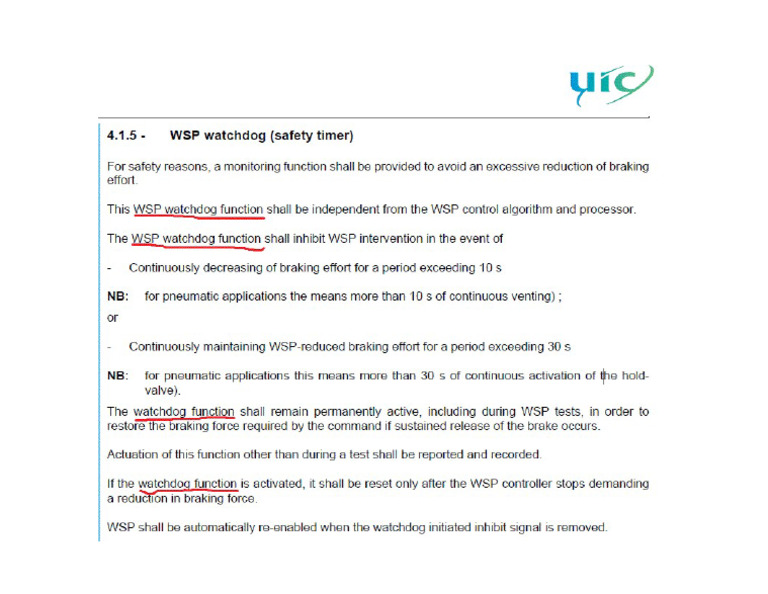 WSP Watch Dog Feature | PDF