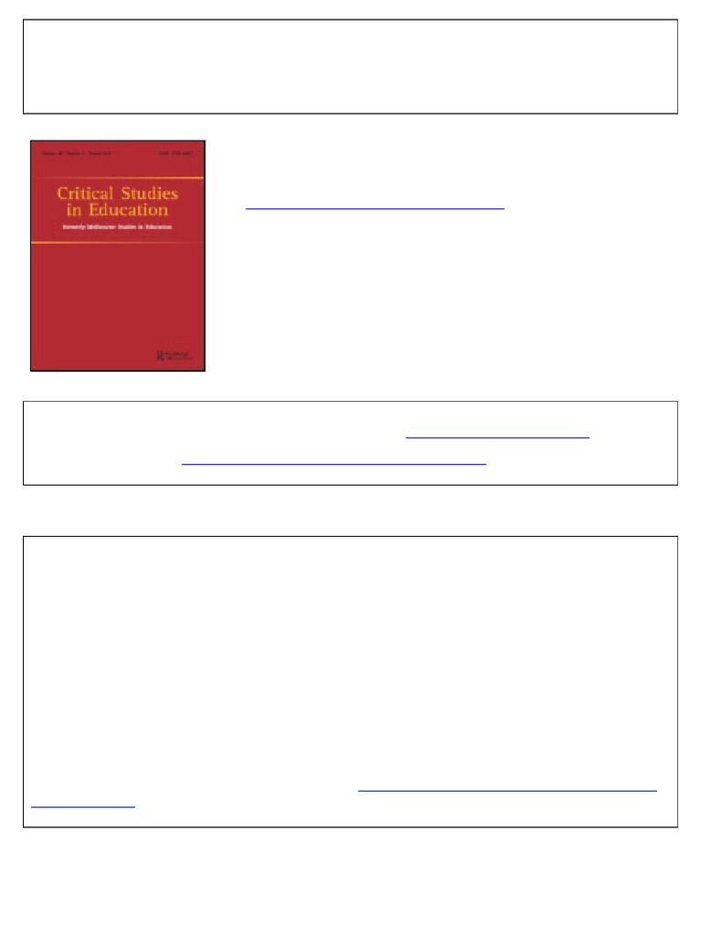 Gunter. The C Word in Educational Research Comentado | PDF ...