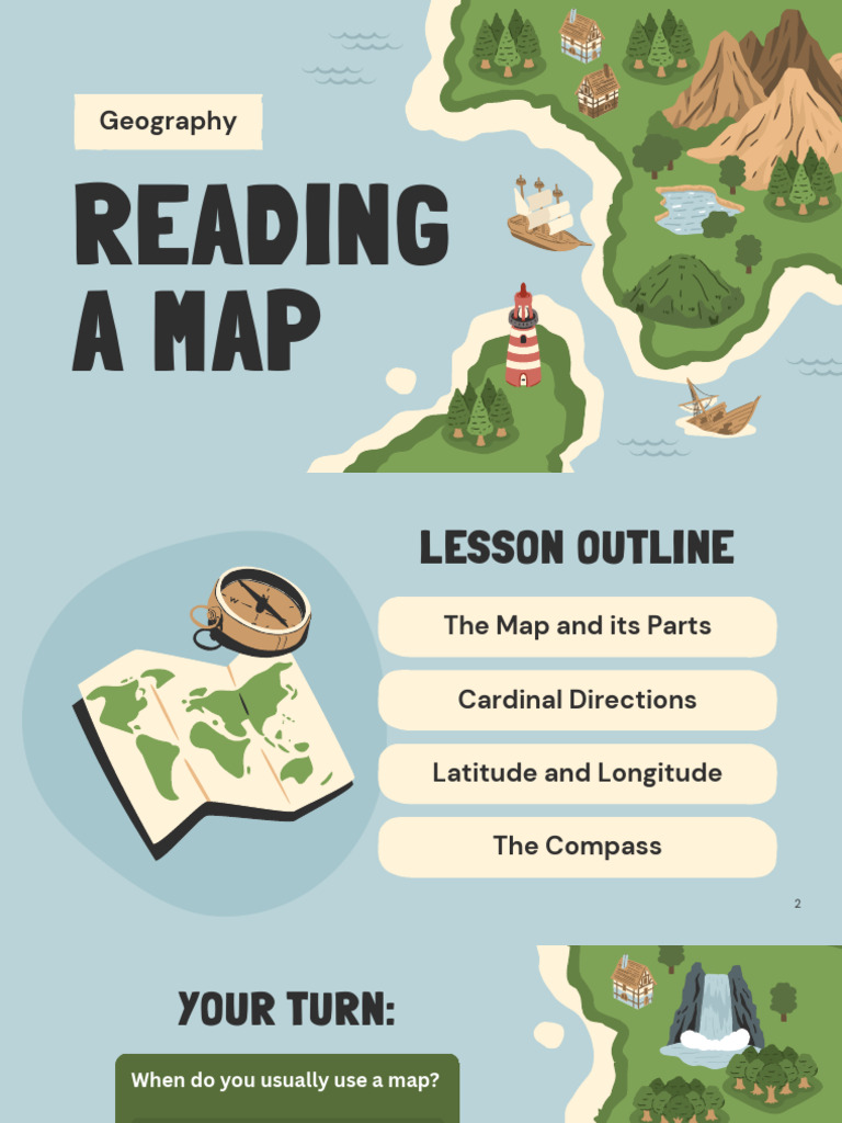 Understanding Map Components for Kids | PDF | Compass | Latitude