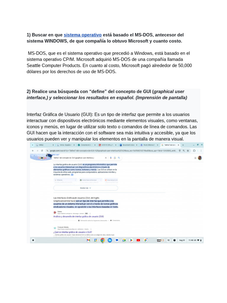 Ejercicio A4 Practica 1 Búsquedas en Internet | PDF | Interfaces gráficas de usuario | Informática