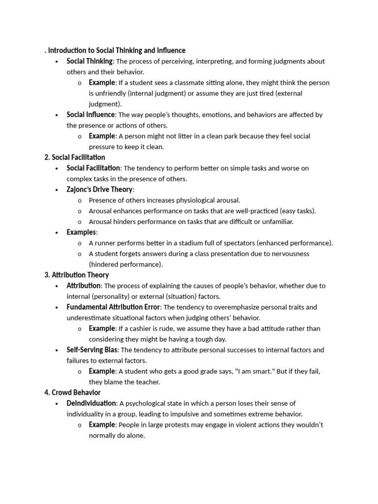 Social Thinking and Influence | PDF | Conformity | Popular Psychology