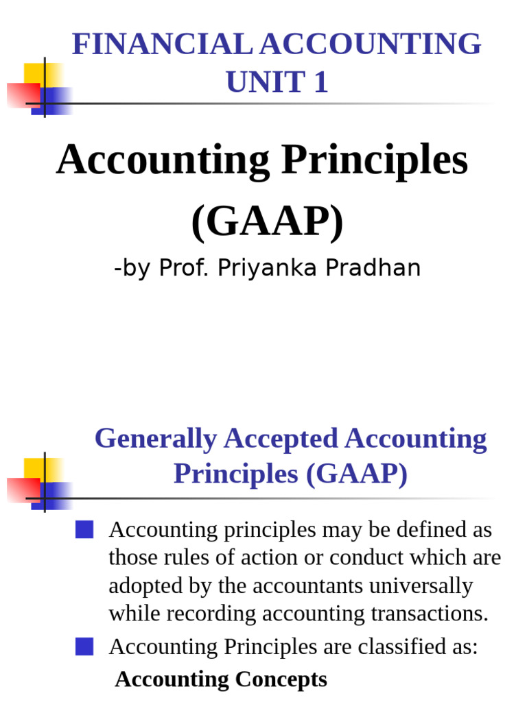 Chapter 2 GAAP Concepts | PDF | Equity (Finance) | Accounting