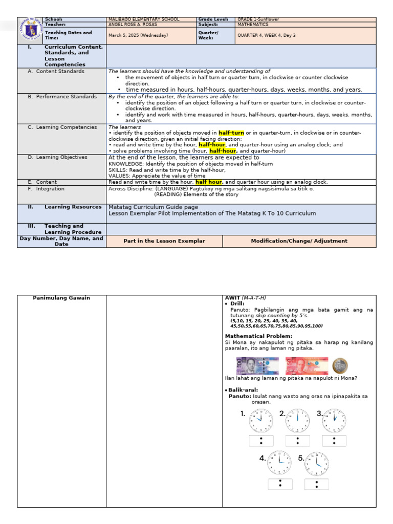 q4 w4 d2 Mathematics | PDF