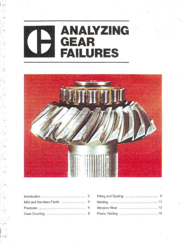 Analysising Gear Failure | PDF