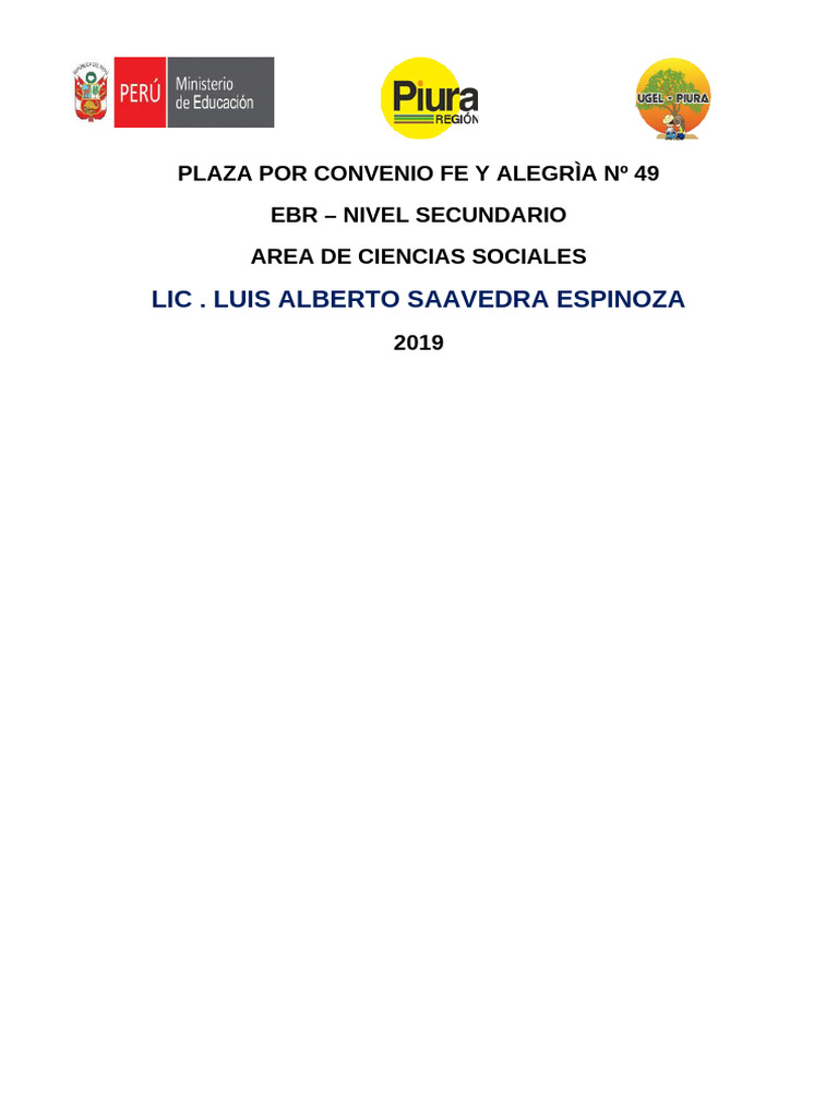 Lic - Luis Alberto Saavedra Espinoza | PDF