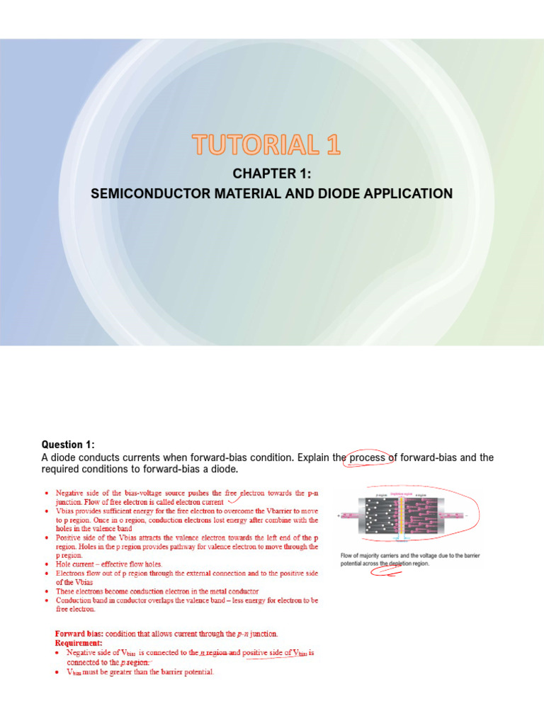 Semiconductor Material and Diode Application | PDF