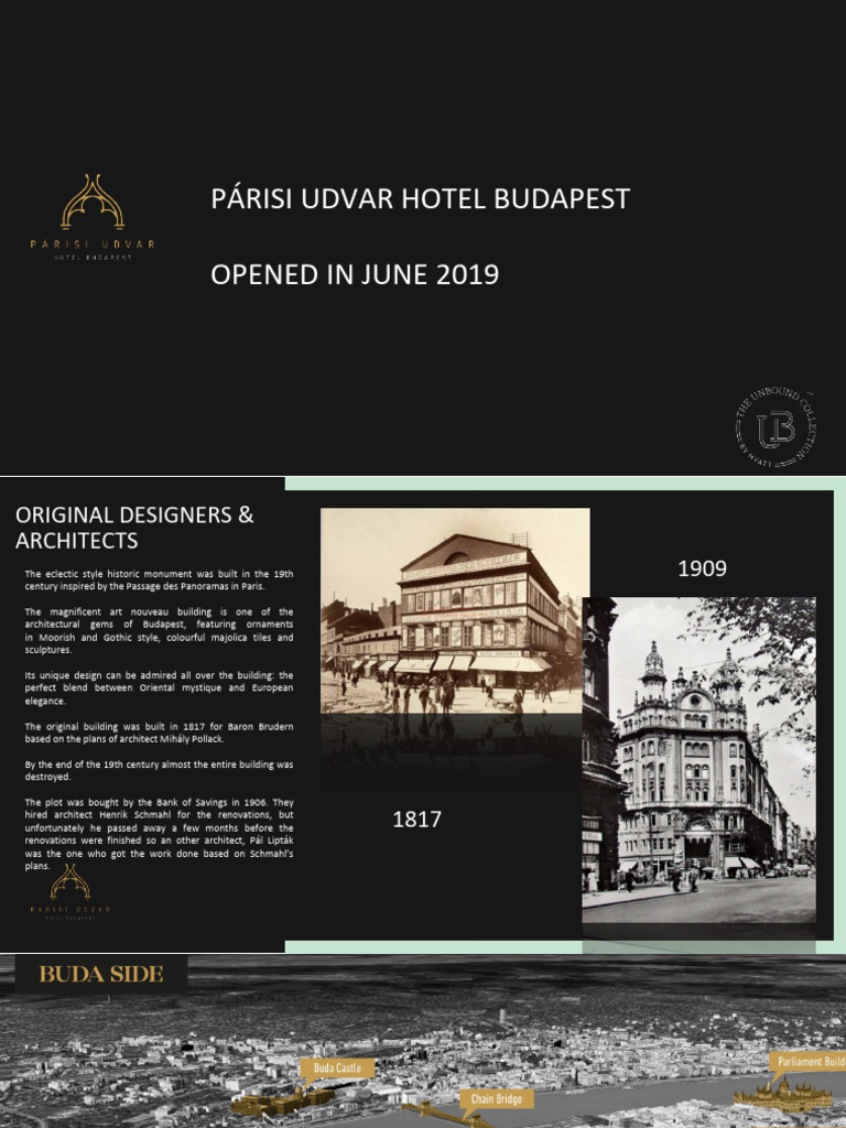 BUDUB Parisi Udvar Hotel Budapest - HO Aug2019 | PDF
