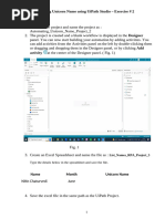 Introduction UIPathStudioX Practical 3 Excel | PDF | Microsoft Excel | Button (Computing)
