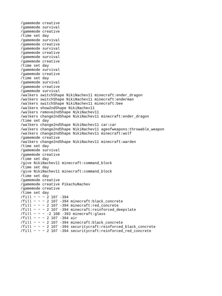 Command History | PDF