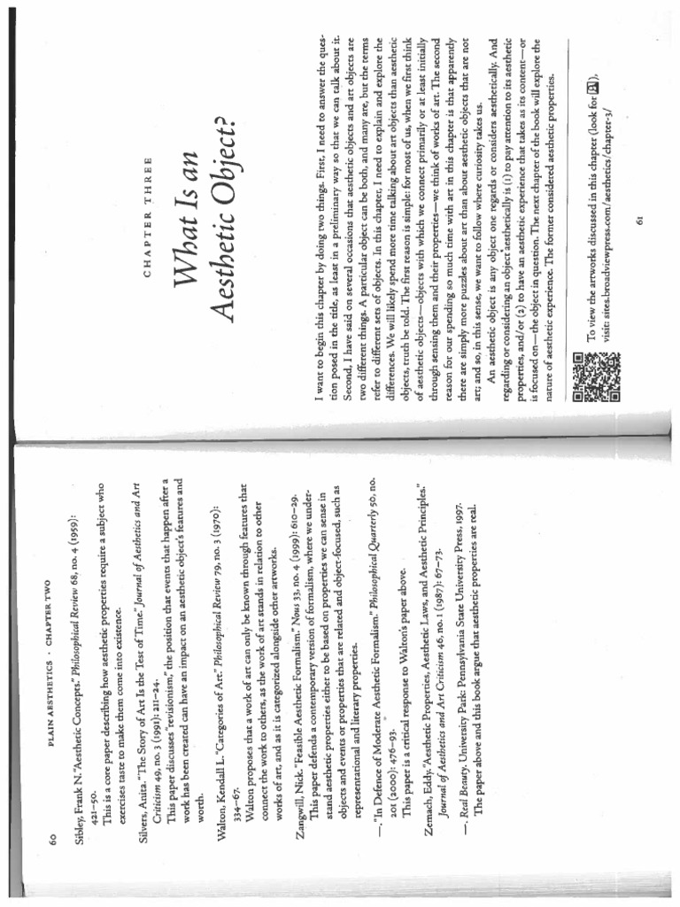 Fenner - What Is An Aesthetic Object | PDF