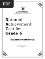 Grade-6 Nat Action Plan 2024-2025 | PDF | Learning