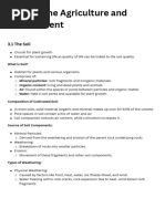 As Level Agriculture Notes | PDF | Supply And Demand | Agriculture