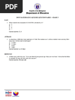 Math Trail Questions | PDF