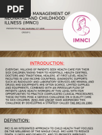 IMNCI Module | PDF | Pneumonia | Child Mortality