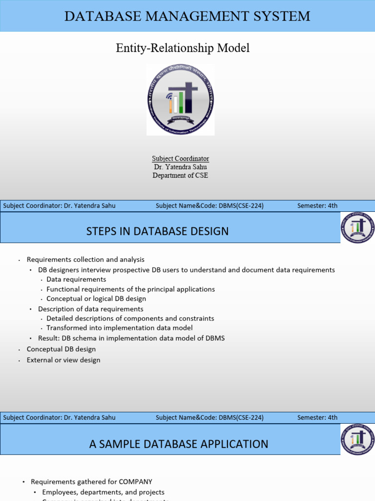 Unit 2 dbms | PDF | Databases | Data Model