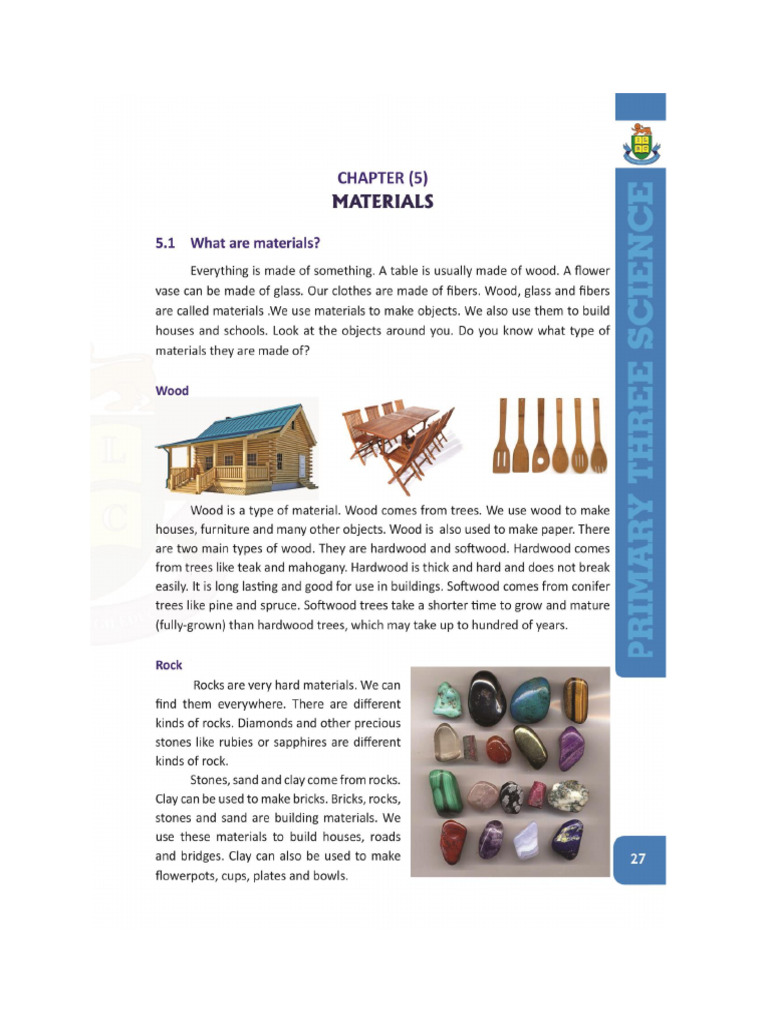 Chapter 5 Materials Textbook Pages | PDF