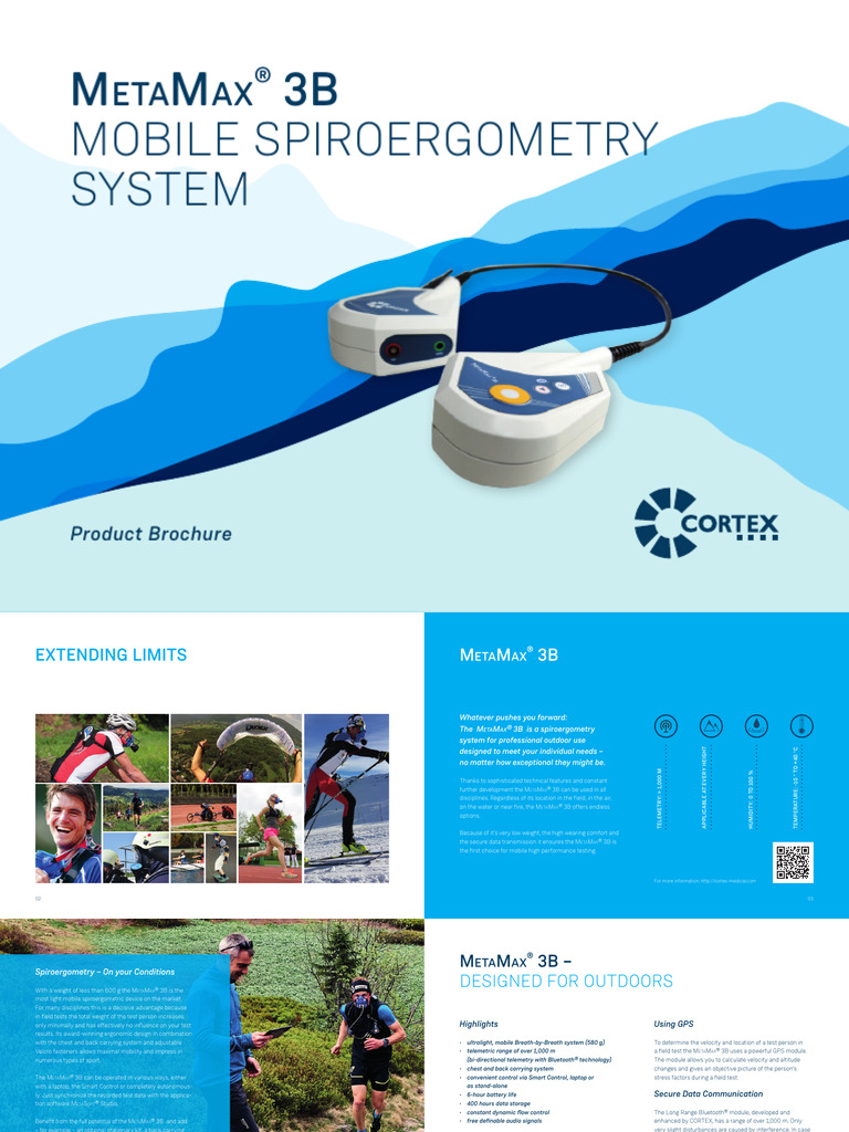 Calorimetro Indirecto Metamax 3B | PDF | Usability | Telemetry