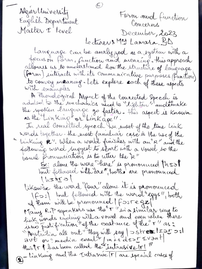 Linkage (The True Missing Lesson) | PDF