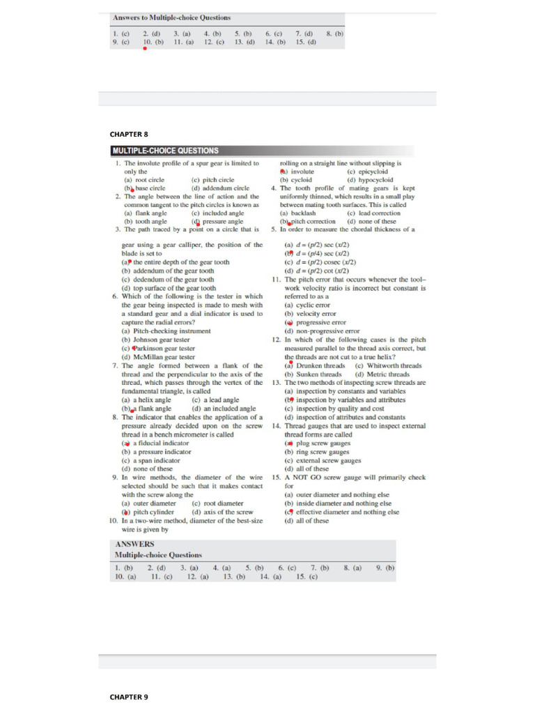 Metrology-test-12 | PDF