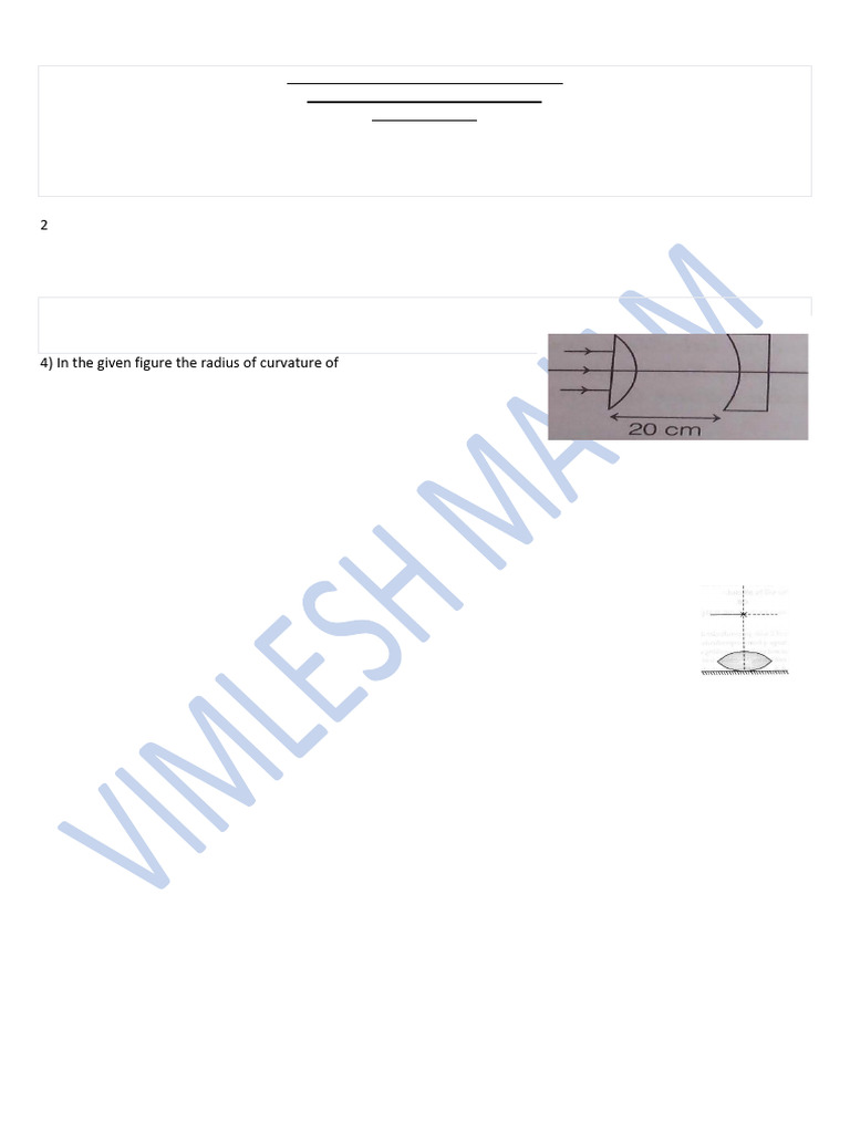 Ray Optics Board Questions | PDF | Optics | Refractive Index