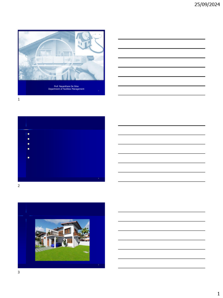 Lec01 Introduction-24.09.2024 | PDF | Real Estate Appraisal
