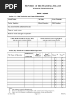 Noble Joe Knight Radio Log Template | PDF