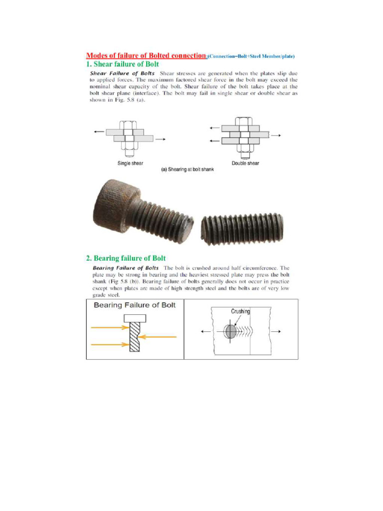 Bolted Connections | PDF