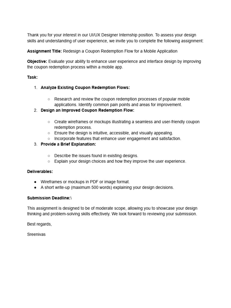 Assignment Document - Ui - Ux-2 | PDF