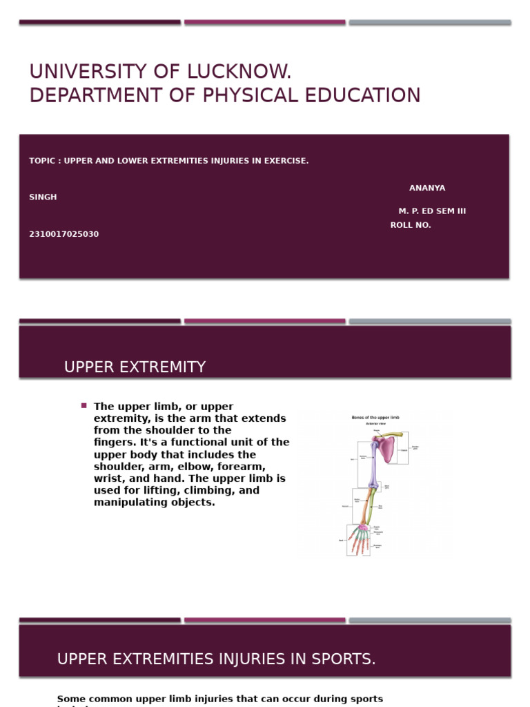 Sports Injuries: Upper & Lower Extremities | PDF | Human Leg | Ankle