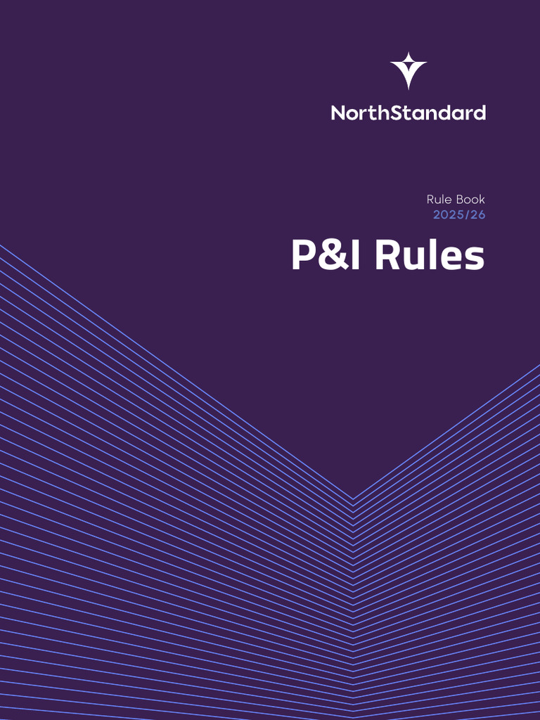 P&i Rule Book 2025 26 (Online) | PDF | Indemnity | Insurance